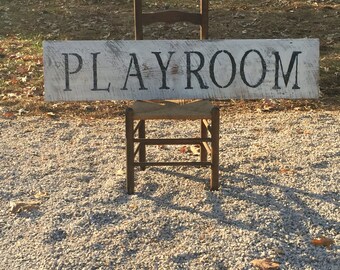 Playroom sign | Etsy