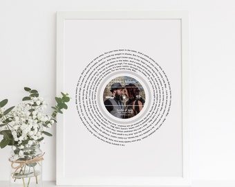 First dance lyrics | Etsy