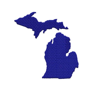 Michigan embroidery | Etsy