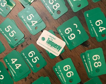 Coat check tags | Etsy