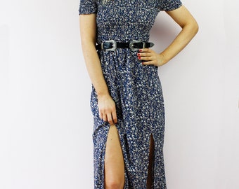 Double slit dress | Etsy