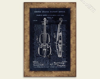 Violin blueprint | Etsy