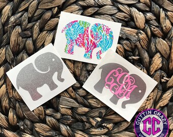Elephant car decal | Etsy
