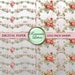 Floral Digital Scrapbook paper pack Shabby Chic rose flowers