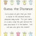 Guess the Distance Baby Shower Game Measure Moms Tummy