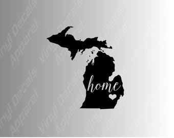 Michigan car decal | Etsy