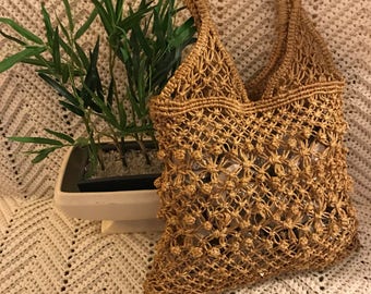 Macrame purse | Etsy