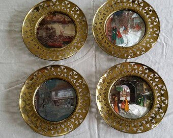 Brass wall hanging | Etsy