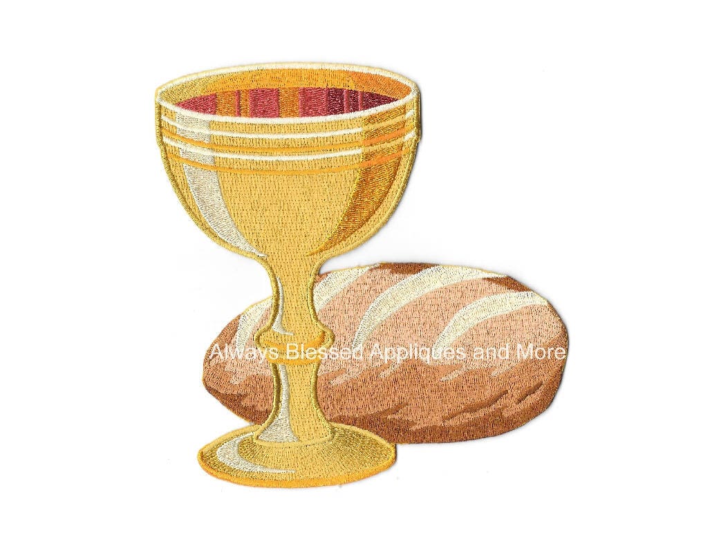 Communion Chalice W/ Bread Wine Liturgical Faith