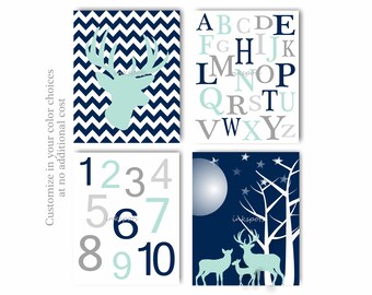 Deer nursery decor | Etsy