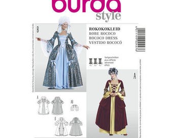 Rococo dress pattern | Etsy