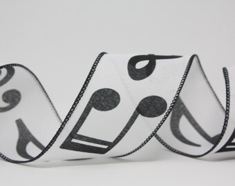 Music note ribbon | Etsy