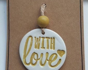 Handmade with love Tag Printable for gifts Tag Made with