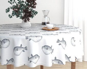 Fish tablecloth | Etsy