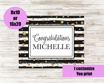 Congratulations sign | Etsy