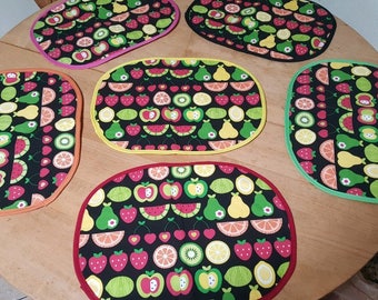 Fruit placemats | Etsy