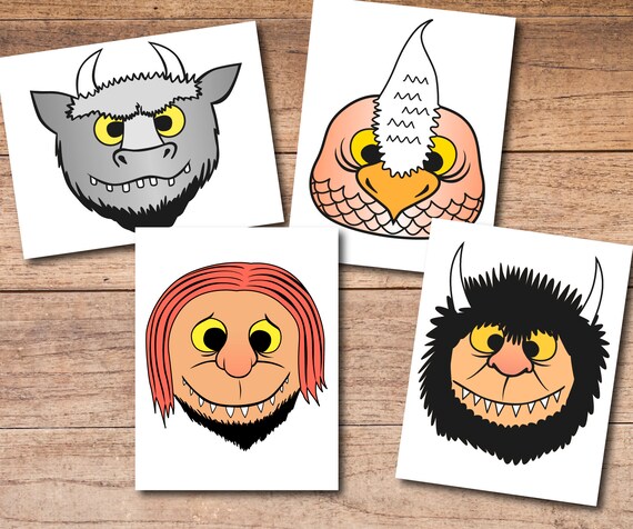 Where the wild things are inspired masks Where the wild
