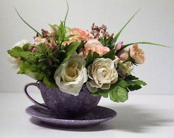 Teacup centerpiece | Etsy