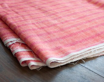 Pink orange fabric | Etsy