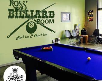 Billiard room decor | Etsy