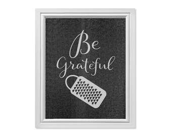 Be grateful kitchen | Etsy