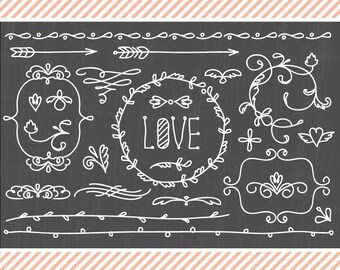 Chalkboard borders | Etsy