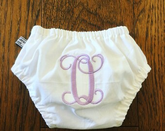 Boy's Monogrammed Diaper Cover