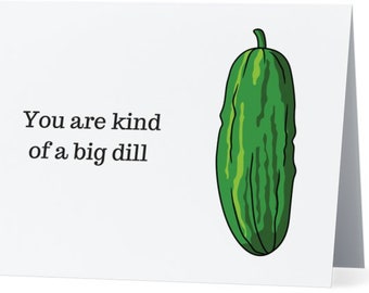 Kind of a big dill | Etsy