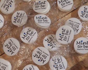 Mint to be labels | Etsy