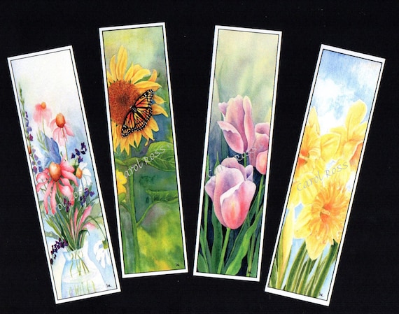 Watercolor Bookmarks