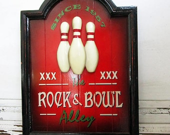 Vintage bowling pin | Etsy