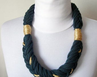 Scarf necklace | Etsy