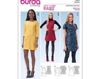 Burda Style Sewing PATTERN 7018 Women's Jacket Sizes