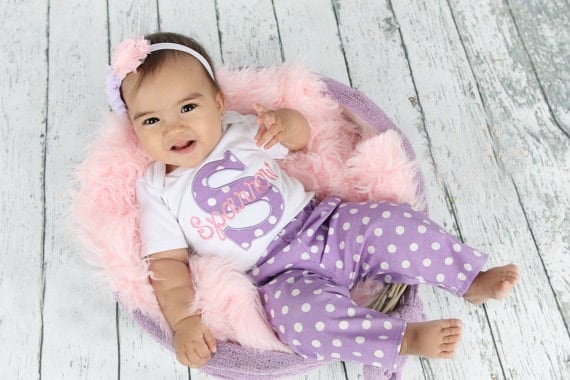 Personalized Baby Girl Clothes Newborn Girl Take Home Outfit
