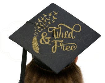 Graduation cap decal | Etsy