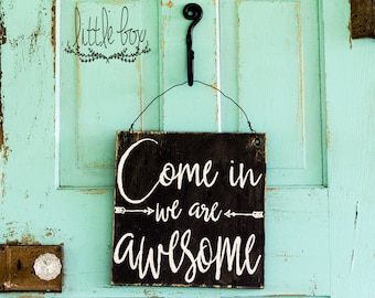 Funny door hanger | Etsy