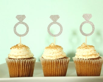 Ring cupcake topper | Etsy