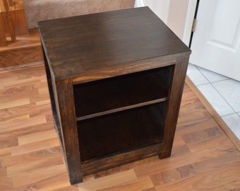 Rustic nightstand | Etsy