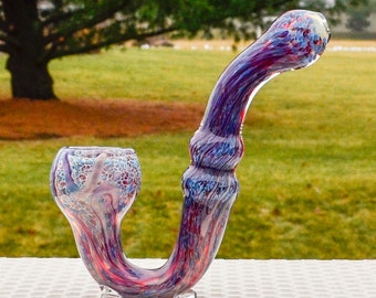 Purple glass pipe | Etsy