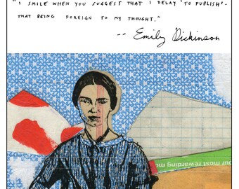 Emily dickinson | Etsy