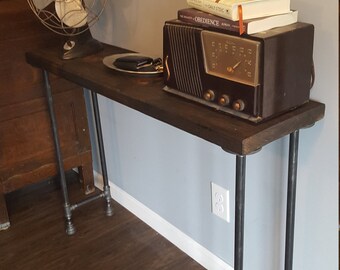 Narrow console table | Etsy