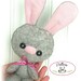 Baby Bunny PDF Pattern-Easter Bunny sewing pattern-Cute Rabbit