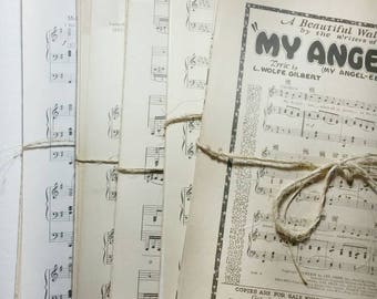Vintage sheet music | Etsy