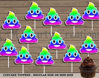 Emoji cake topper | Etsy