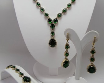 Prom jewelry set | Etsy