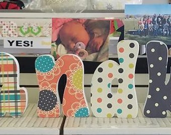 Stand up letters | Etsy