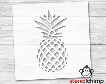 Pineapple stencil | Etsy