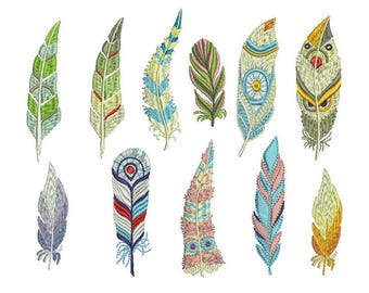 Feather design | Etsy