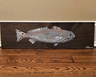Fish painting | Etsy