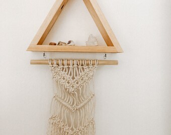 Macrame shelf | Etsy